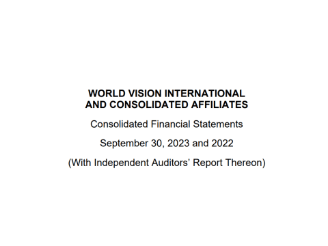 Consolidated Financial Statements 2022 and 2023 | World Vision International